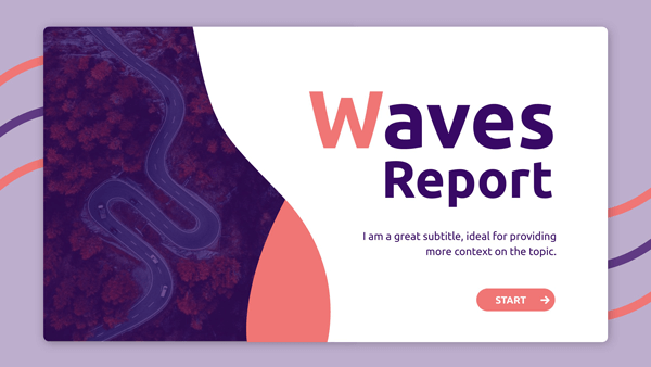 Reporting professionnel | Modèles Genially